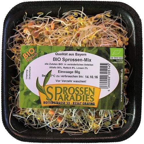 Sprossenparadies - BIO-Sprossen-Mix